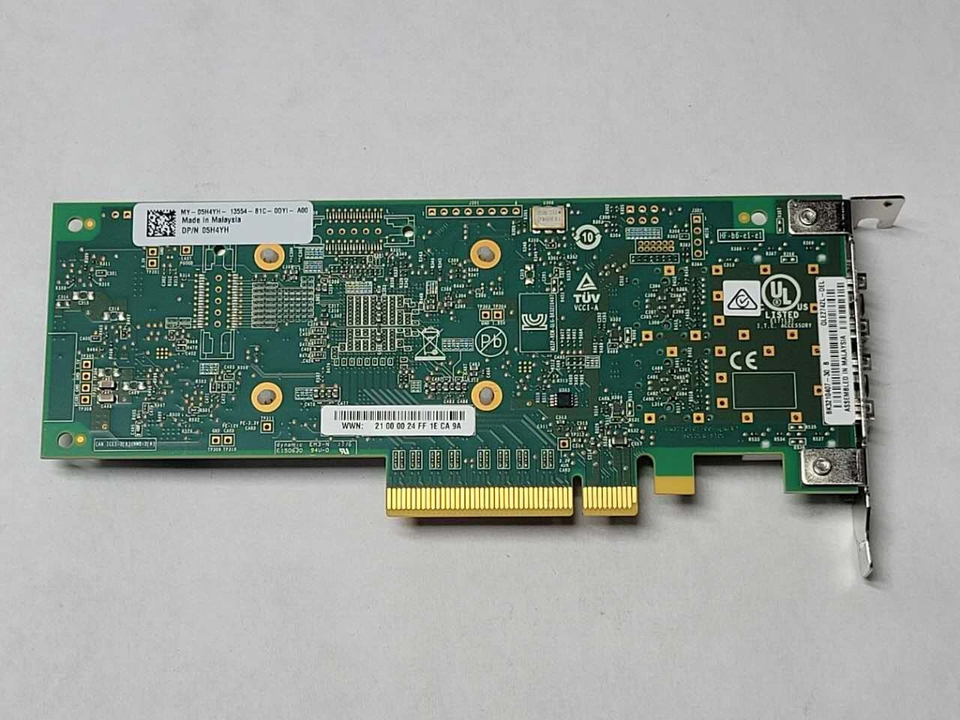 Dell Qlogic QLE2742 32GB Adapter QLE2742L-DEL 5H4YH Low Profile with ...