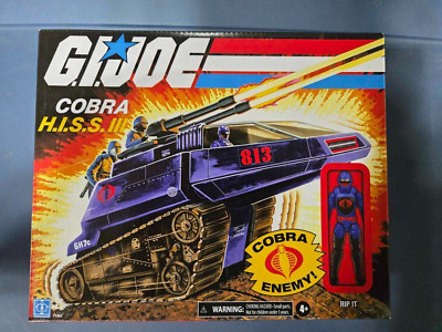 GI Joe Retro Collection Cobra HISS III Tank with Rip It 3.75" Action ...
