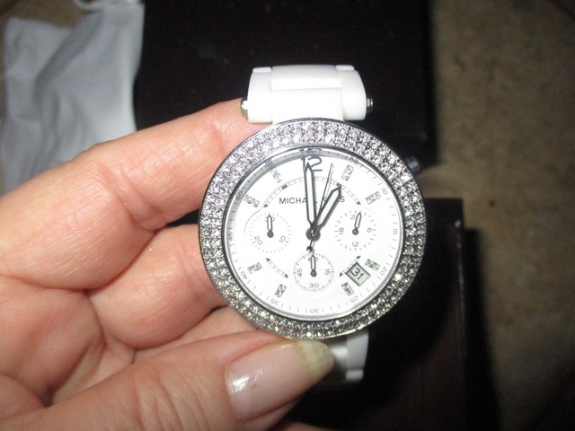 Michael Kors Parker Women's White Watch - MK5654 for sale online | eBay