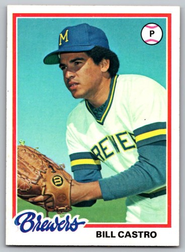 1978 Topps #448 Bill Castro Milwaukee Brewers | eBay