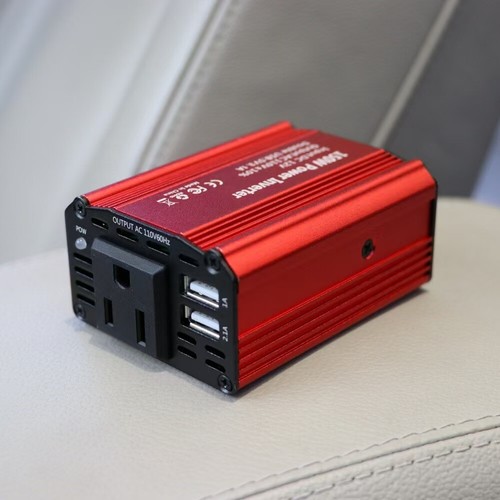 150W Car Power Inverter 12V DC to 110V AC Converter Vehicle Adapter ...