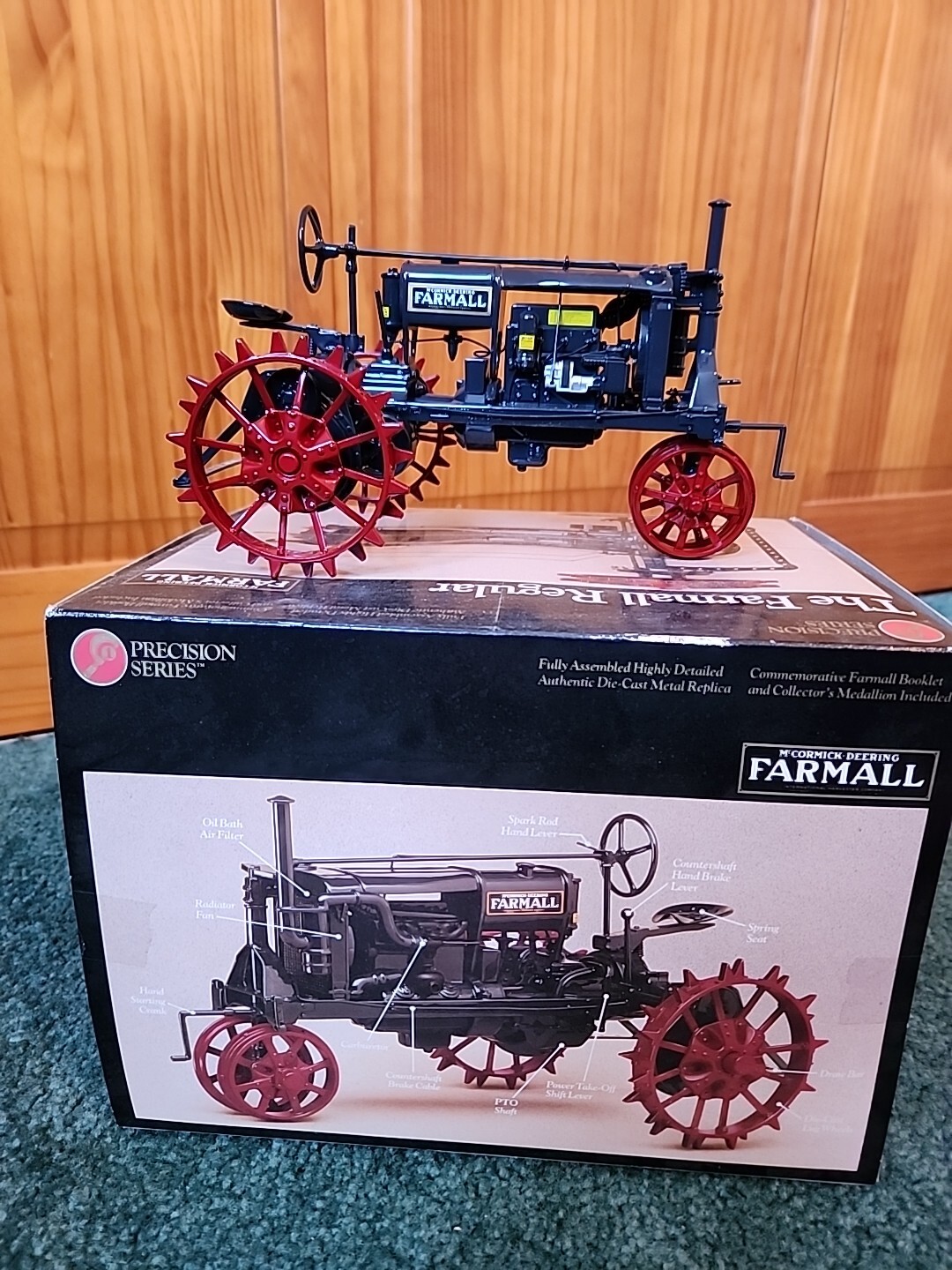 ERTL Precision Series #1 The Farmall Regular Tractor 1/16 Scale DieCast ...
