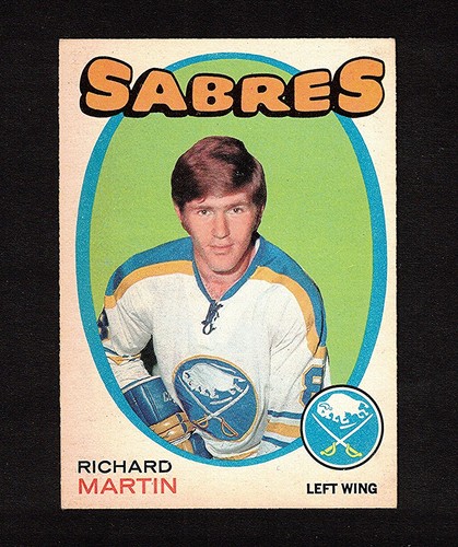 1971-72 RICHARD MARTIN #161 ROOKIE EX OPC * Sabres HIGH Scoring Star ...