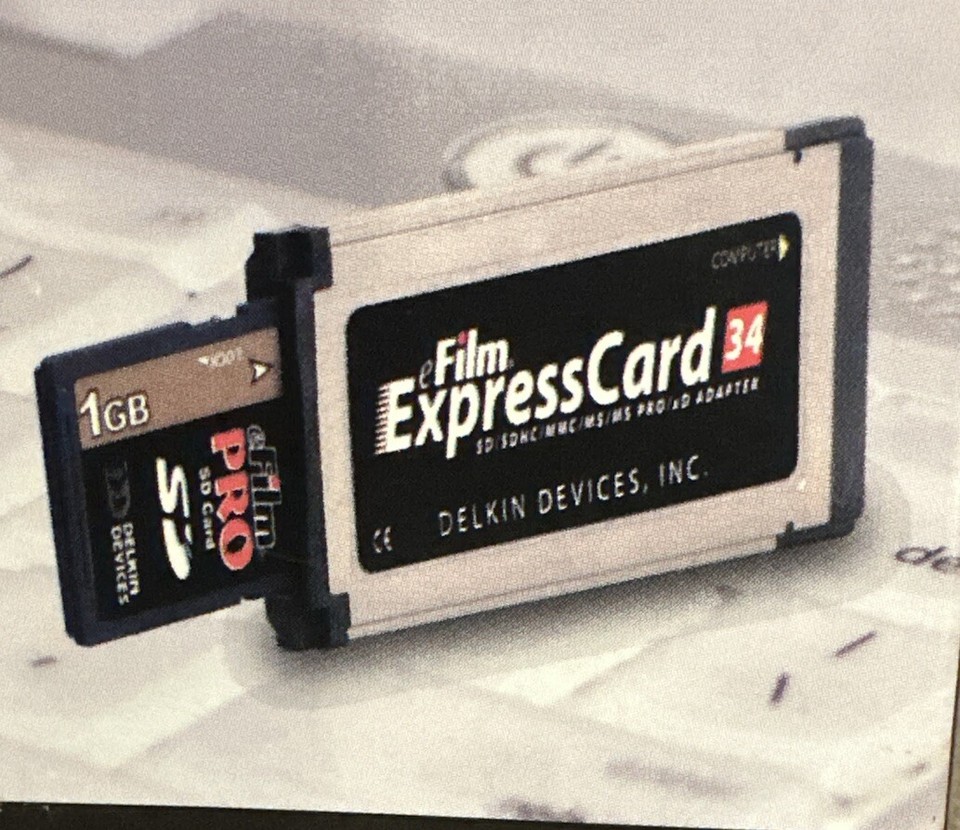 efilm 34mm + 54mm Slot Express Card Adapter for SD SDHC MMC MS MSPRO xD ...