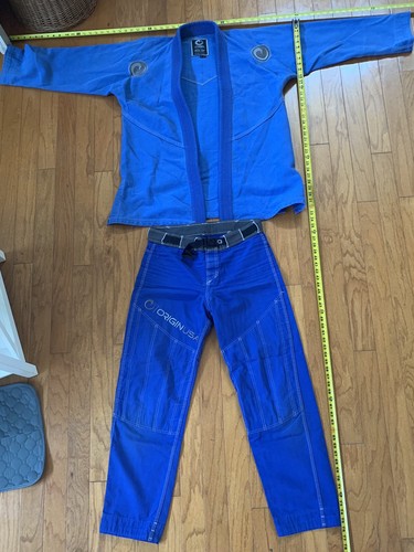 Origin Gi Blue Large 34 BJJ Jiu Jitsu Kimono MMA | eBay