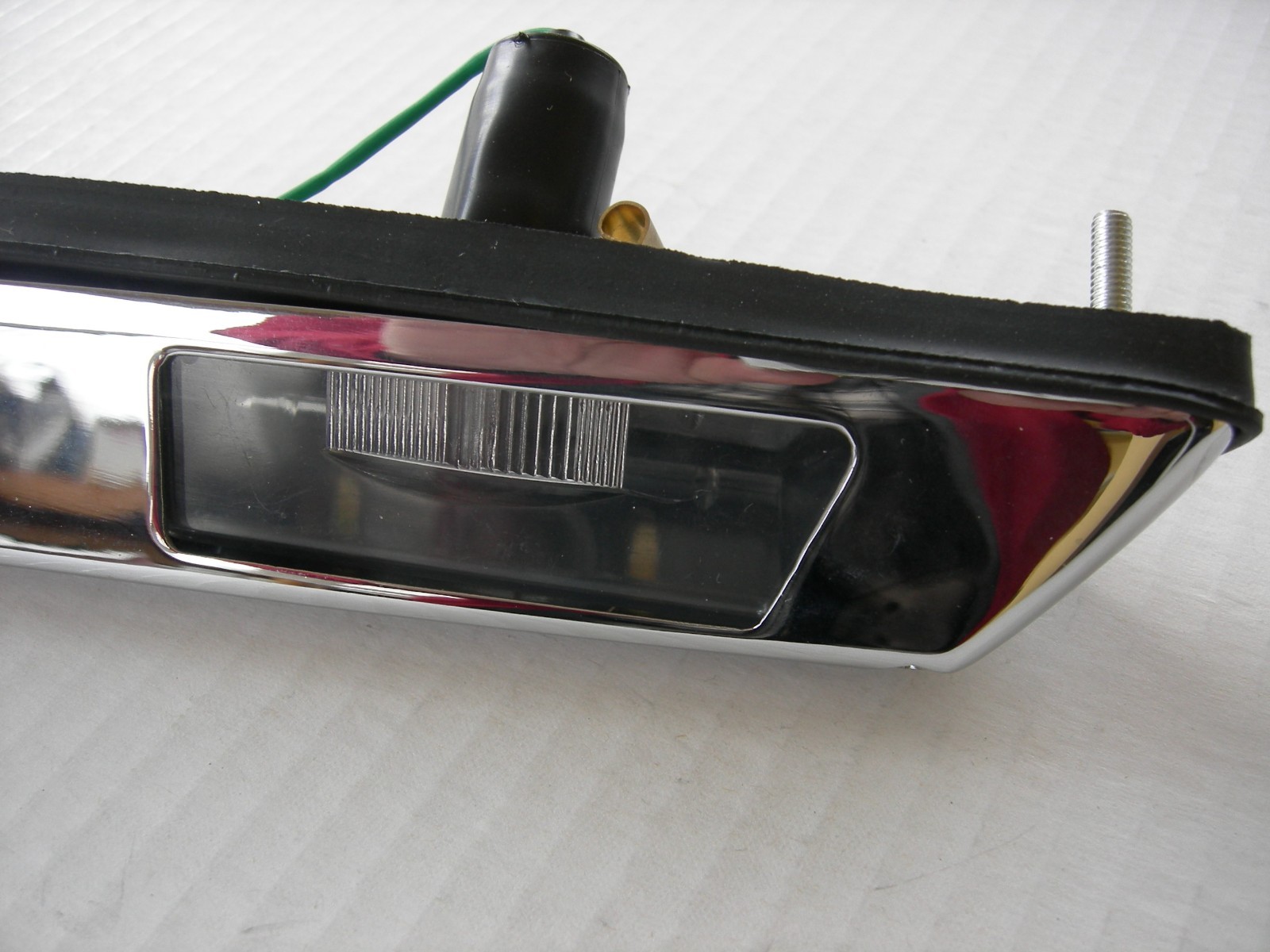 TRIUMPH TR6 LICENSE PLATE LAMP ASSEMBLY CHROME NUMBER PLATE LAMP 69 ...