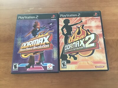 Dance Dance Revolution DDRMAX 1 & 2 Sony PlayStation 2 PS2 Black Label ...