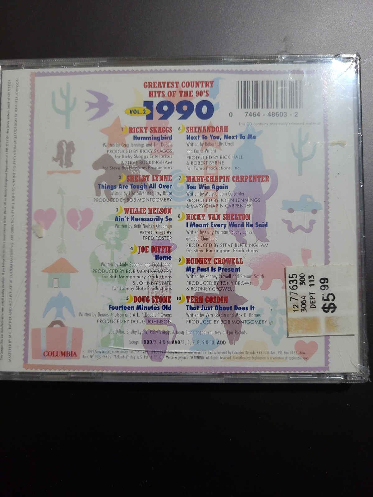 Greatest Country Hits of the 90's, Vol. 2 by Various Artists (CD, Sep ...