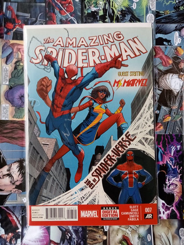 Amazing Spider-Man #7 2015 🔑KEY🔑1st App of Billy Braddock Spider-Verse ...