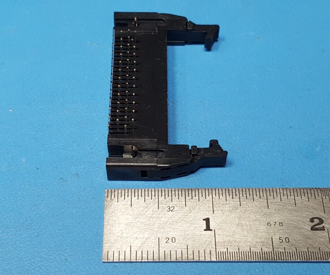 Connector JAE 50 Position, TX3-50P-D2LT-LH1, Right Angle, 2 Rows, TX3 ...
