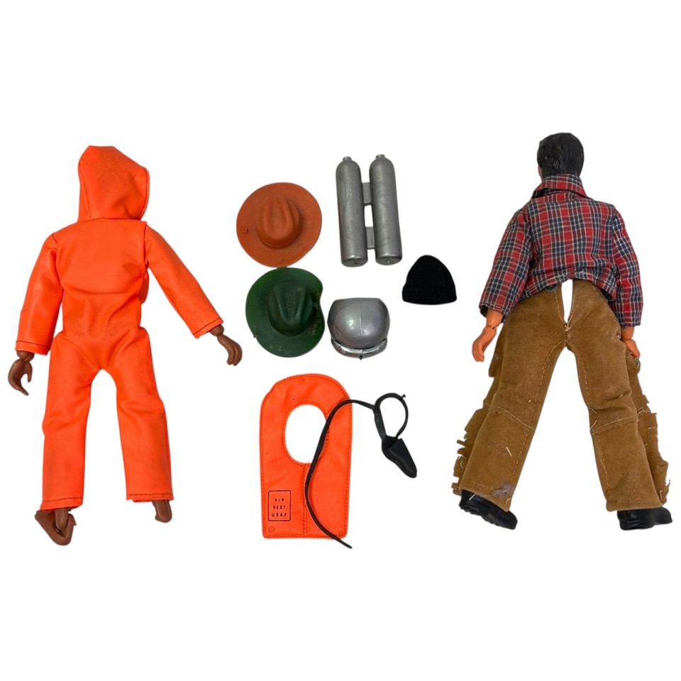 Vintage Mego Action Jackson Action Figure Lot Western Outfit Orange ...