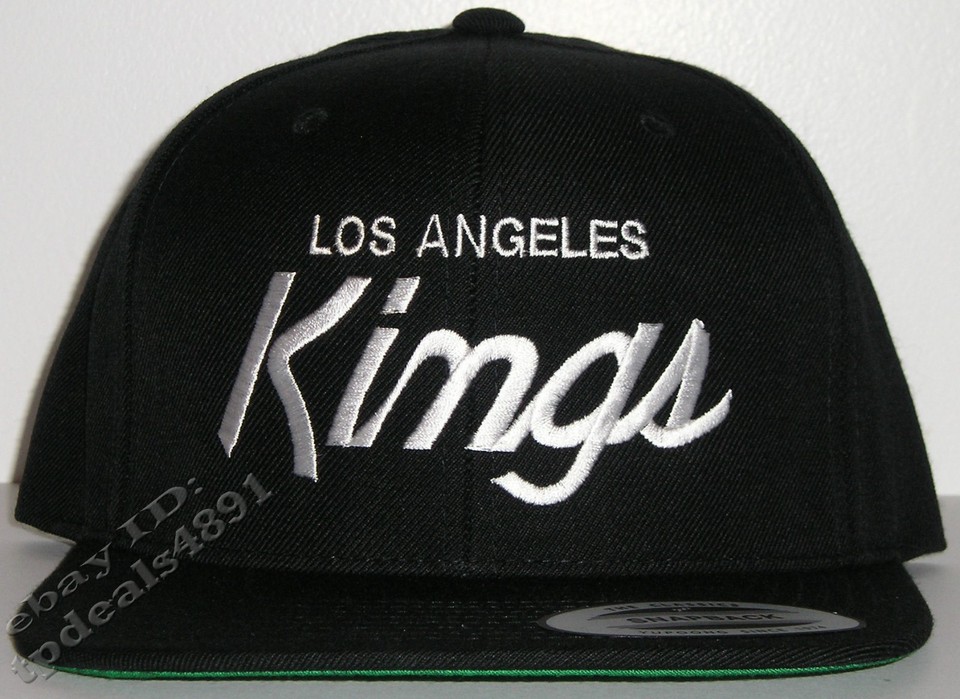 LA Los Angeles Kings Script Black Cap Hat Snapback NWA EAZY E | eBay