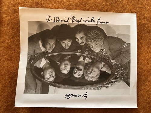 Groucho Marx Hand Signed Photograph of the Marx Brothers | eBay