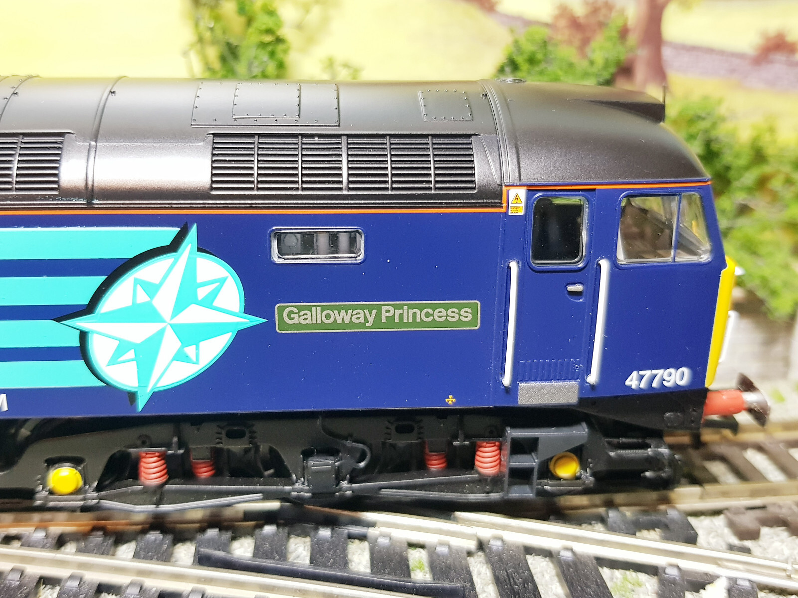 Bachmann 35-432 Class 47 790 'Galloway Princess' DRS Compass, OO Gauge ...