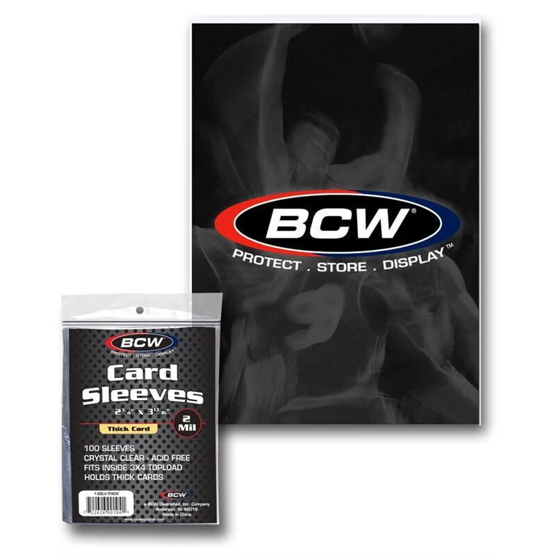 Pick Your Size - BCW Toploader Top Loader 20pt 59pt 79pt 108pt 168pt ...