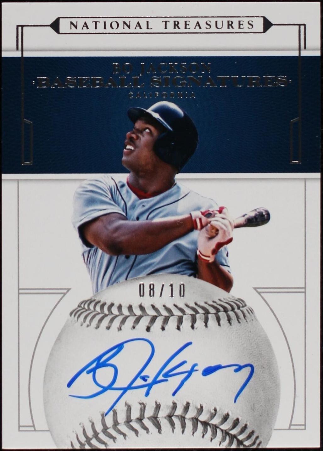 2016 Panini National Treasures - Baseball Signatures Bo Jackson #BS-BJ ...