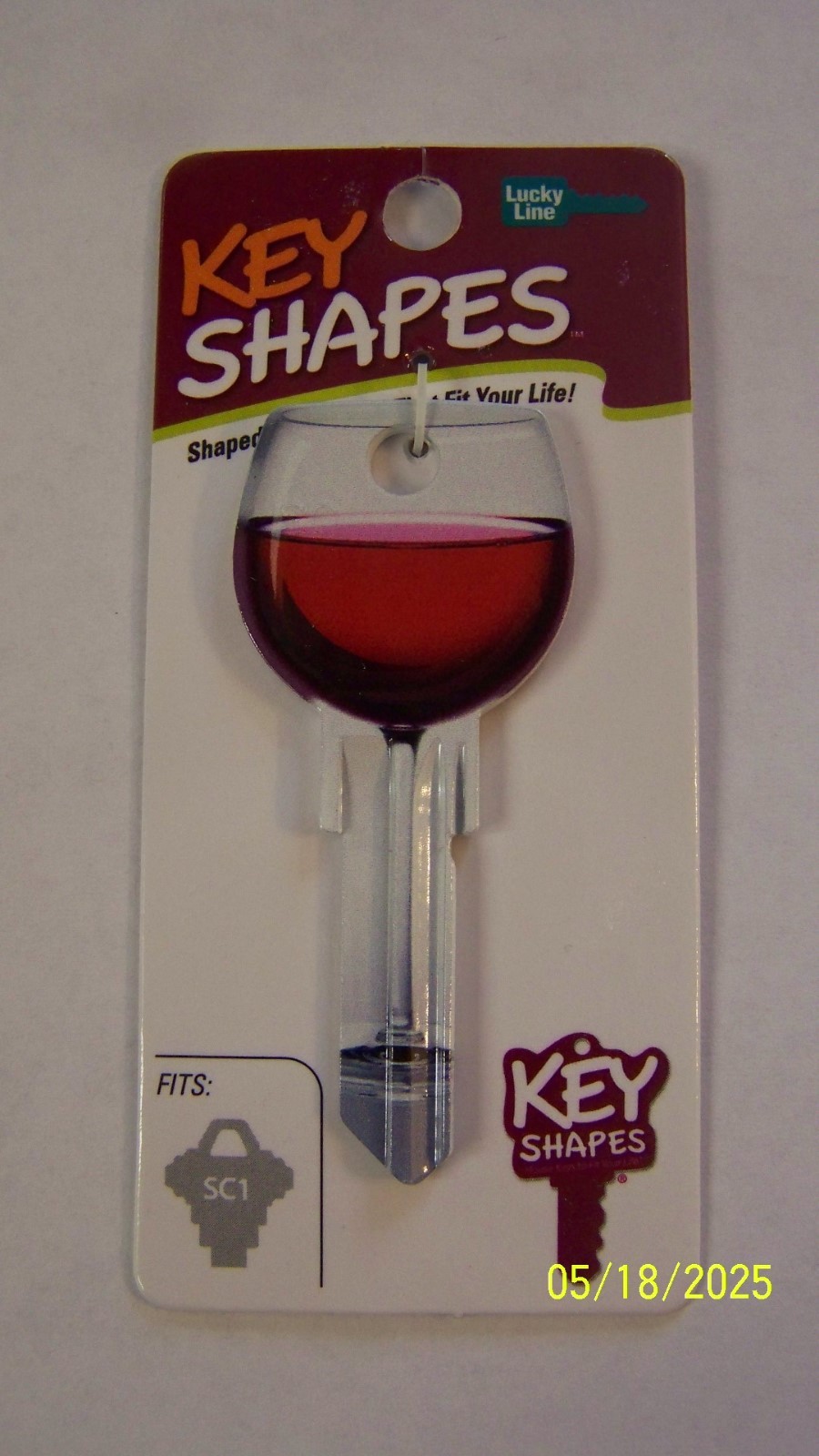 Red Wine Key Shapes Schlage SC1 house key blank. | eBay