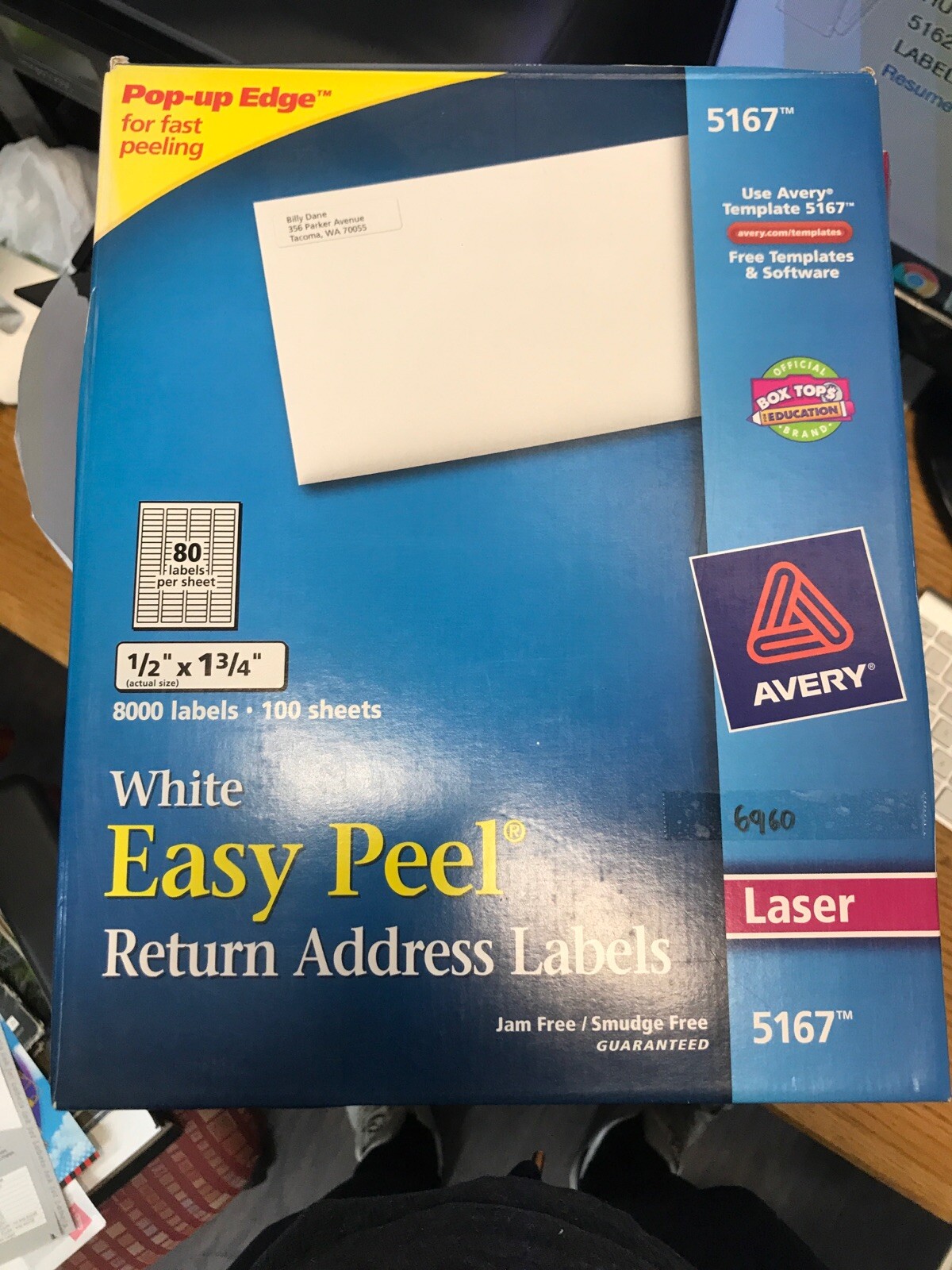 HUGE ASSORTED LOT AVERY 5167 5162 5660 8160 8254 5267 15660 LABELS ...