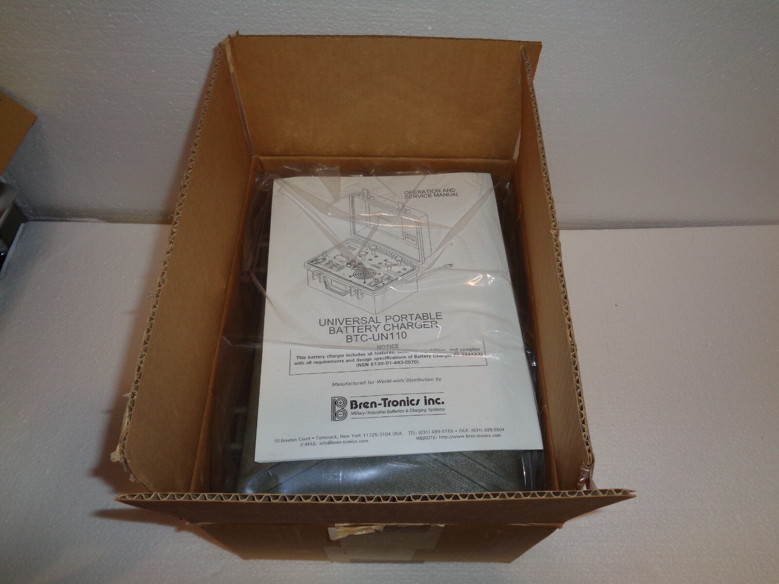 NEW MILITARY BREN-TRONICS UNIVERSAL PORTABLE BATTERY CHARGER BTC-UN110 ...