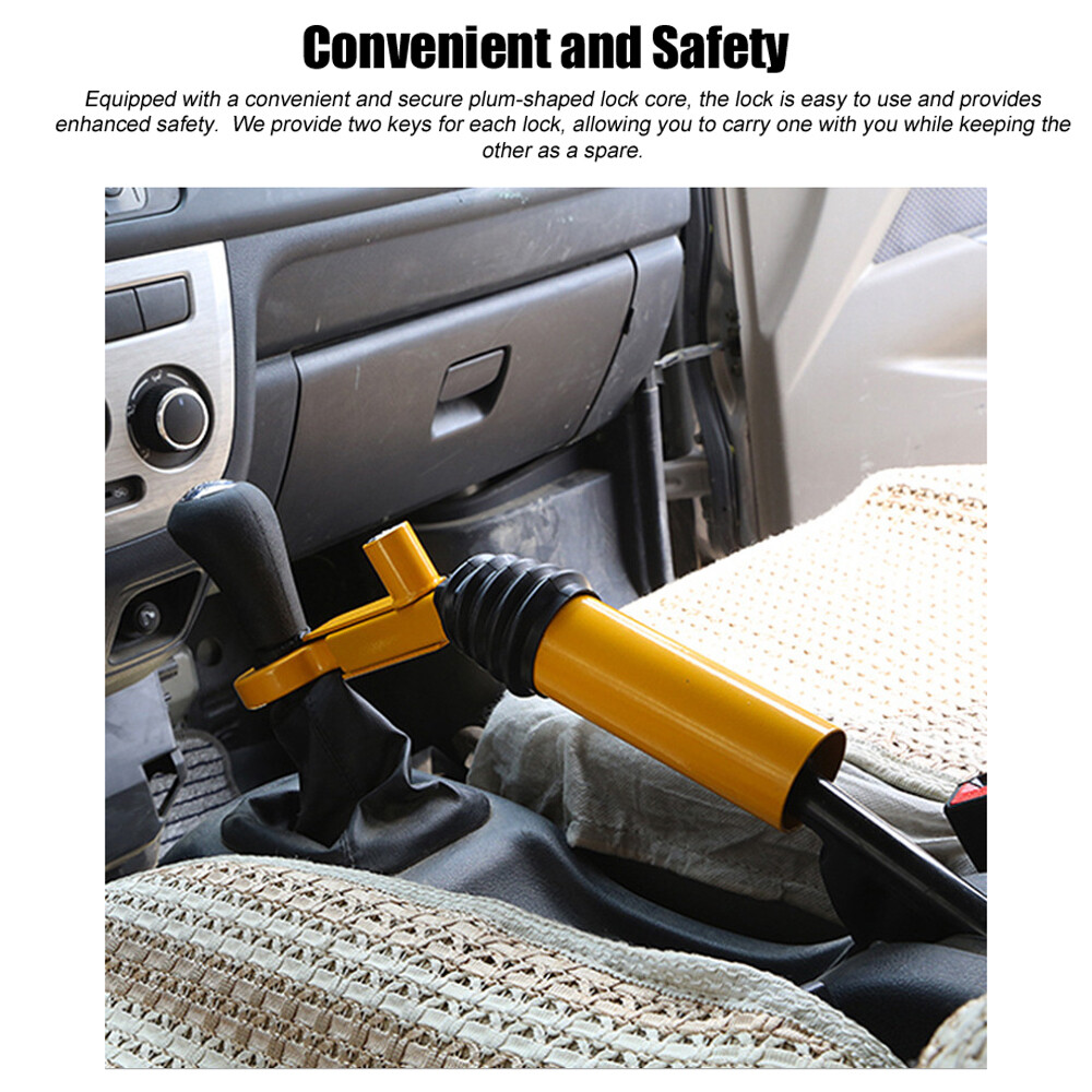 Car -Theft Lock Adjustable Handbrake Shifter Lock Universal Safety Lock ...