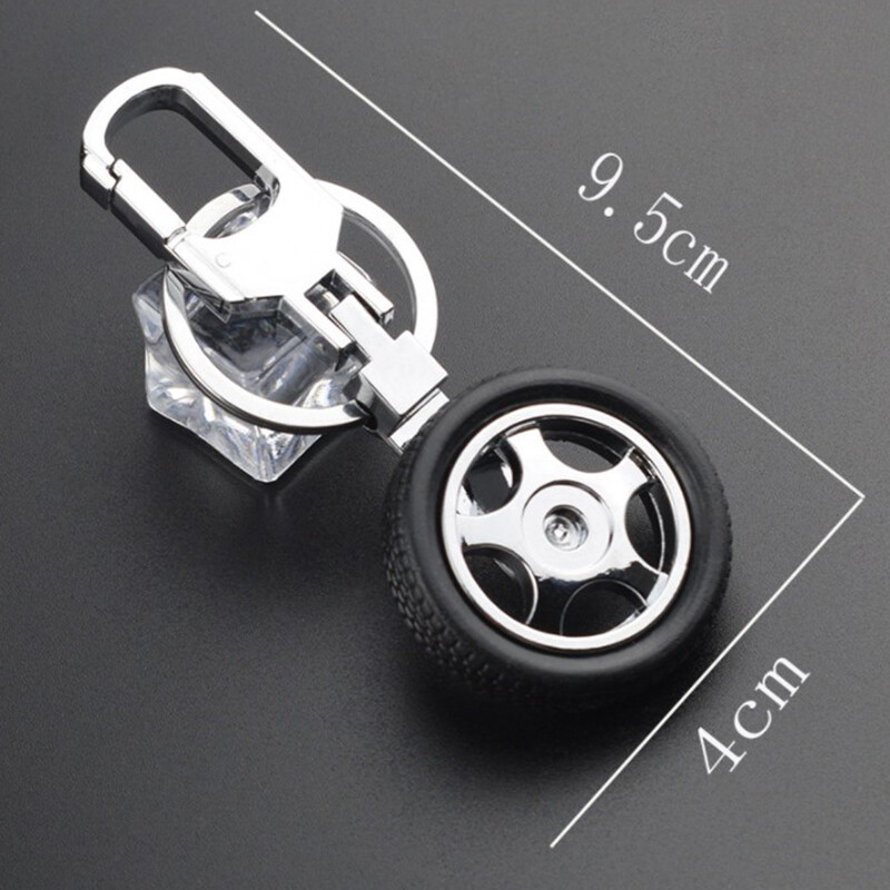 otatable Tire Keychain Keyring Funny Creative Classic Car Wheel Style ...