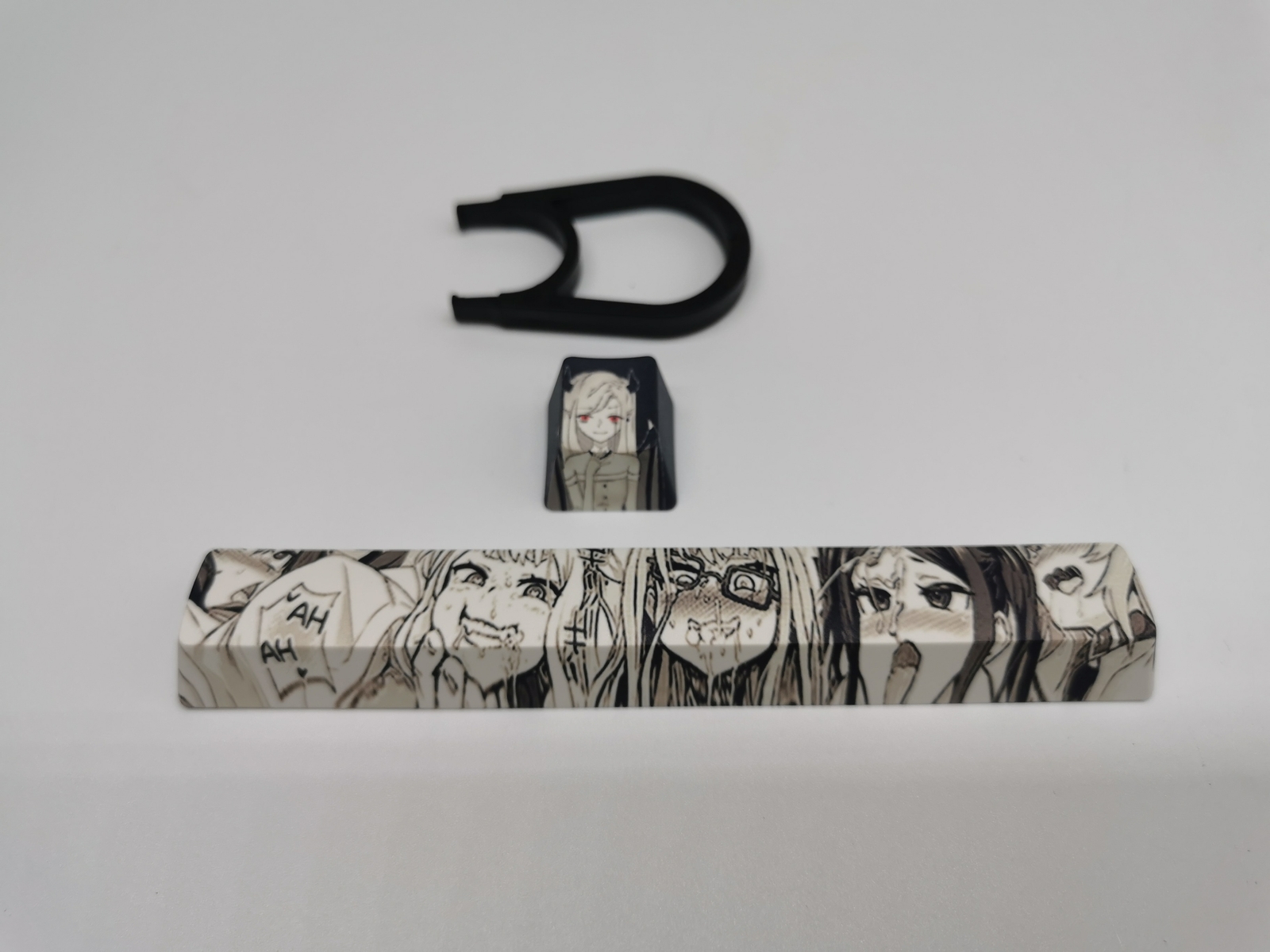 2 Piece Anime Keycap Set Manga Monster Waifu Ahegao Spacebar Alt Key ...