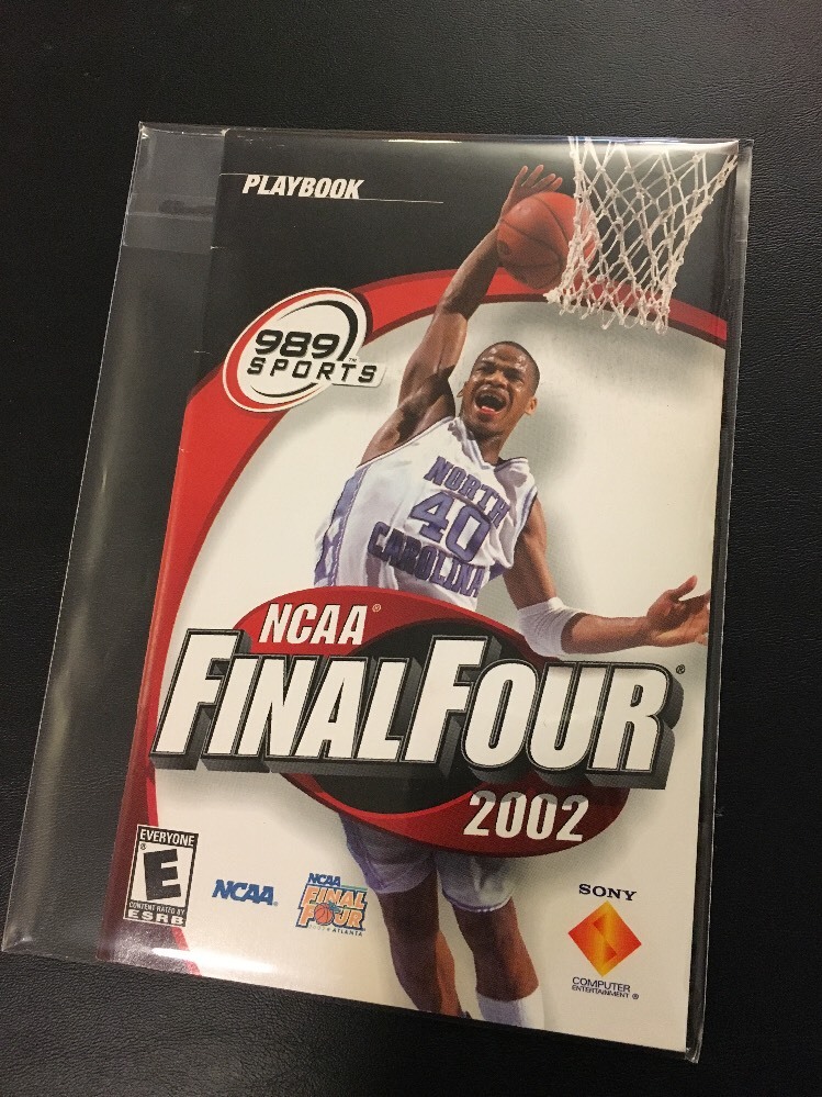NCAA Final Four 2002(PS2) PS2, PlayStation 2 Video Game INSTRUCTION ...