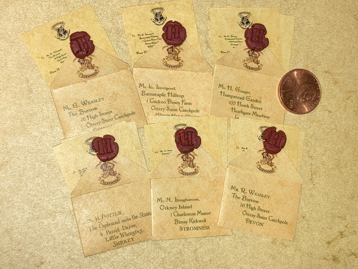 Harry Potter Font Harry Potter Miniatures Hogwarts Acceptance Letter