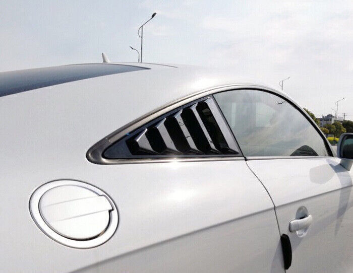 Glossy Black Quarter Window Louver Shutter Cover Trim 2pcs For Audi TT ...