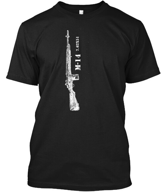 M 14 Rifle 7.62x51 Tee T-Shirt Made in the USA Size S to 5XL | eBay