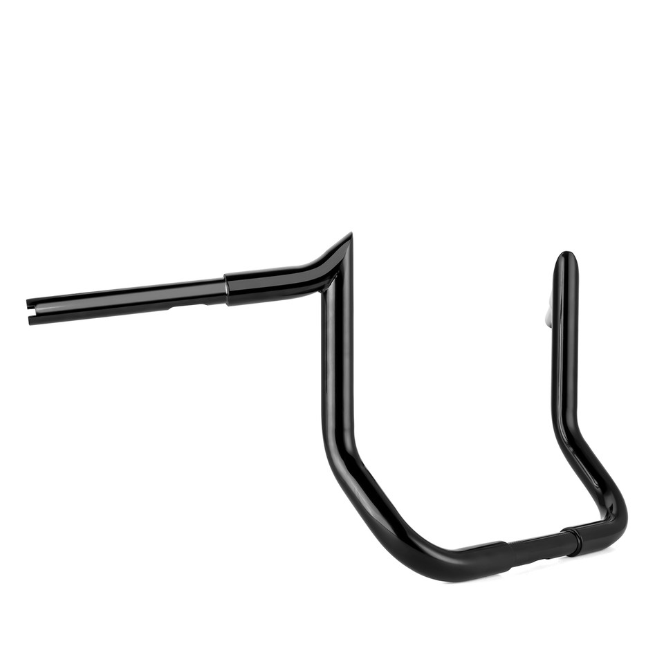 Gloss Black 10" Rise Ape Bagger Bar Handlebars For Harley Touring ...