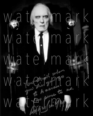 Phantasm signed Angus Scrimm Tall Man 8x10 inch print photo poster ...