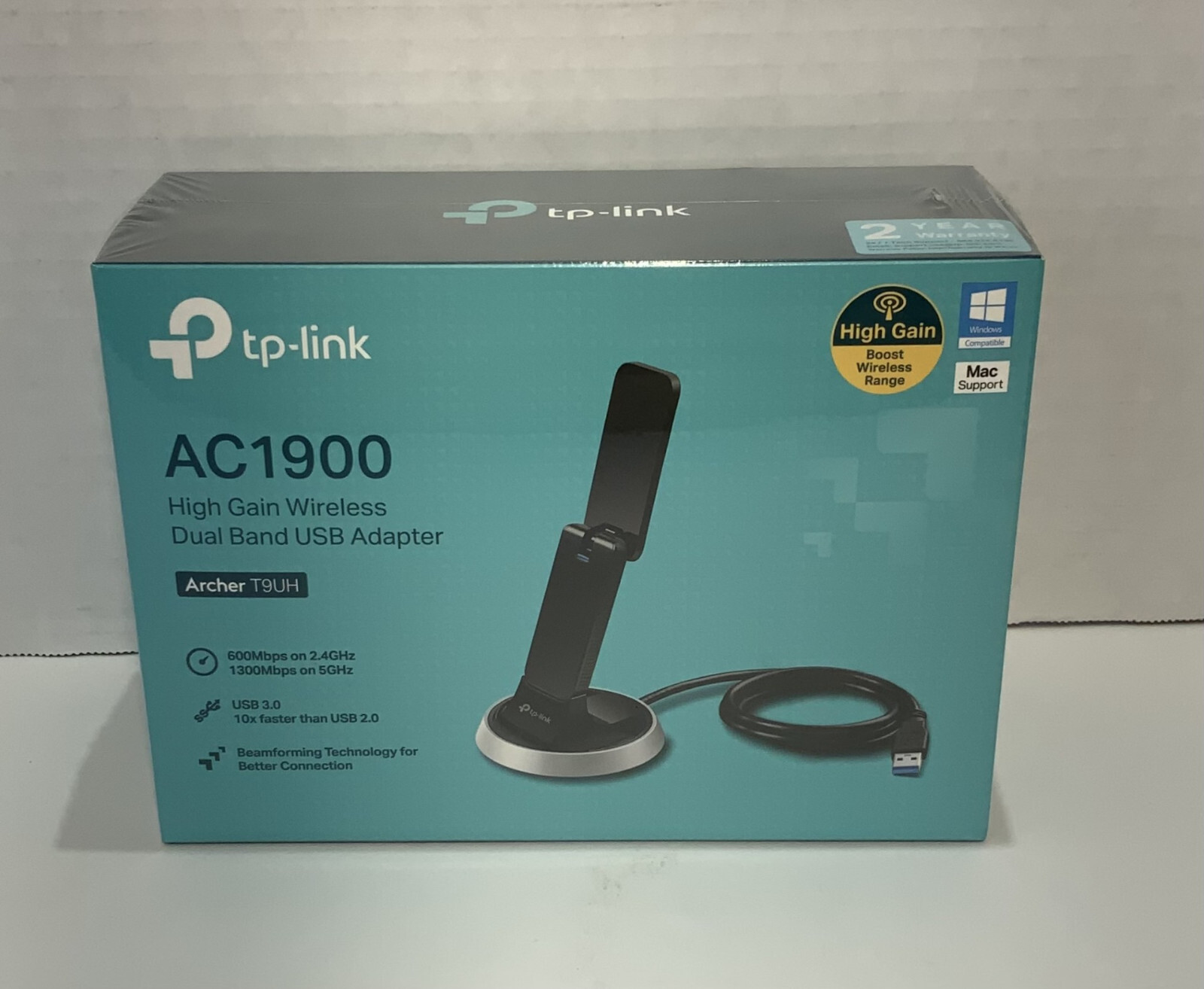 TP-LINK AC1900 High-Gain Wireless Dual-Band USB Adapter - Black for ...