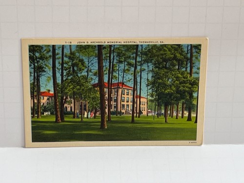 John D Archbold Memorial Hospital Thomasville Georgia Postcard A40 | eBay
