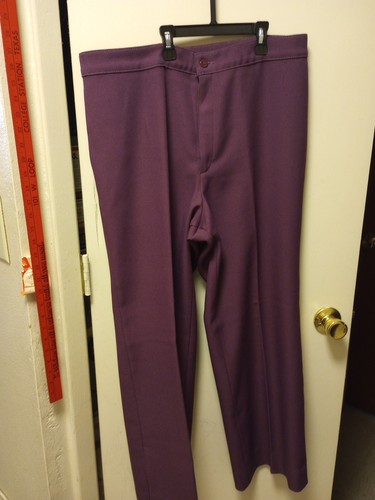 JCPENNEY Purple Ladies Dress Pants Size 34P (34X28) Dark Purple Wide ...