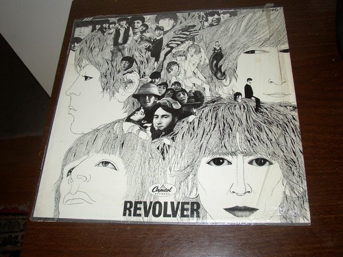 RARE REVOLVER BEATLES LP RECORD IN SHRINK LIME GREEN LABEL | eBay