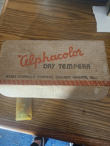 Alphacolor Dry Tempera 12 Count Vintage 1960's Paint | eBay