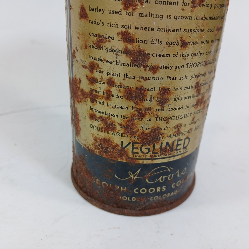BEER CAN FLAT TOP COORS EXPORT LAGER GOLDEN COLORADO | eBay