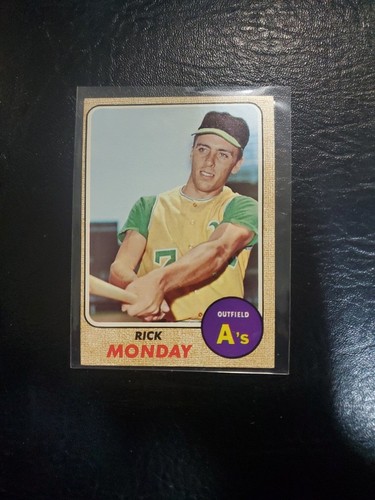 1968 Topps Rick Monday . Oakland Athletics #282(B2) | eBay