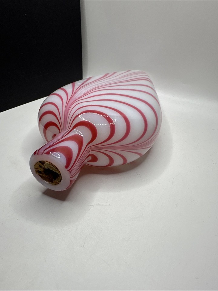 Antique Nailsea Glass Hip Flask | eBay