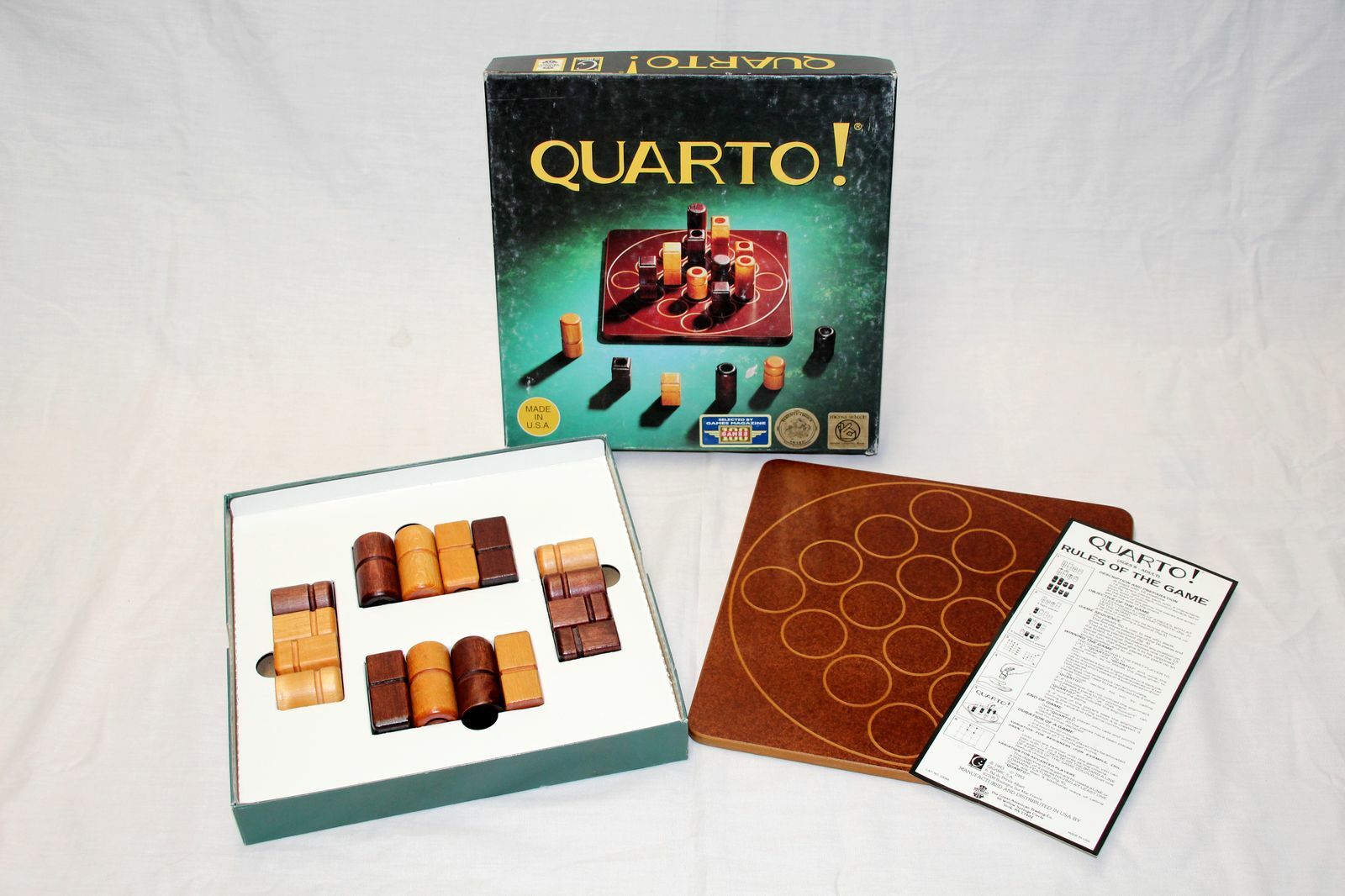 QUARTO Strategy Board Game 1993 Gigamic Blaise Muller | eBay