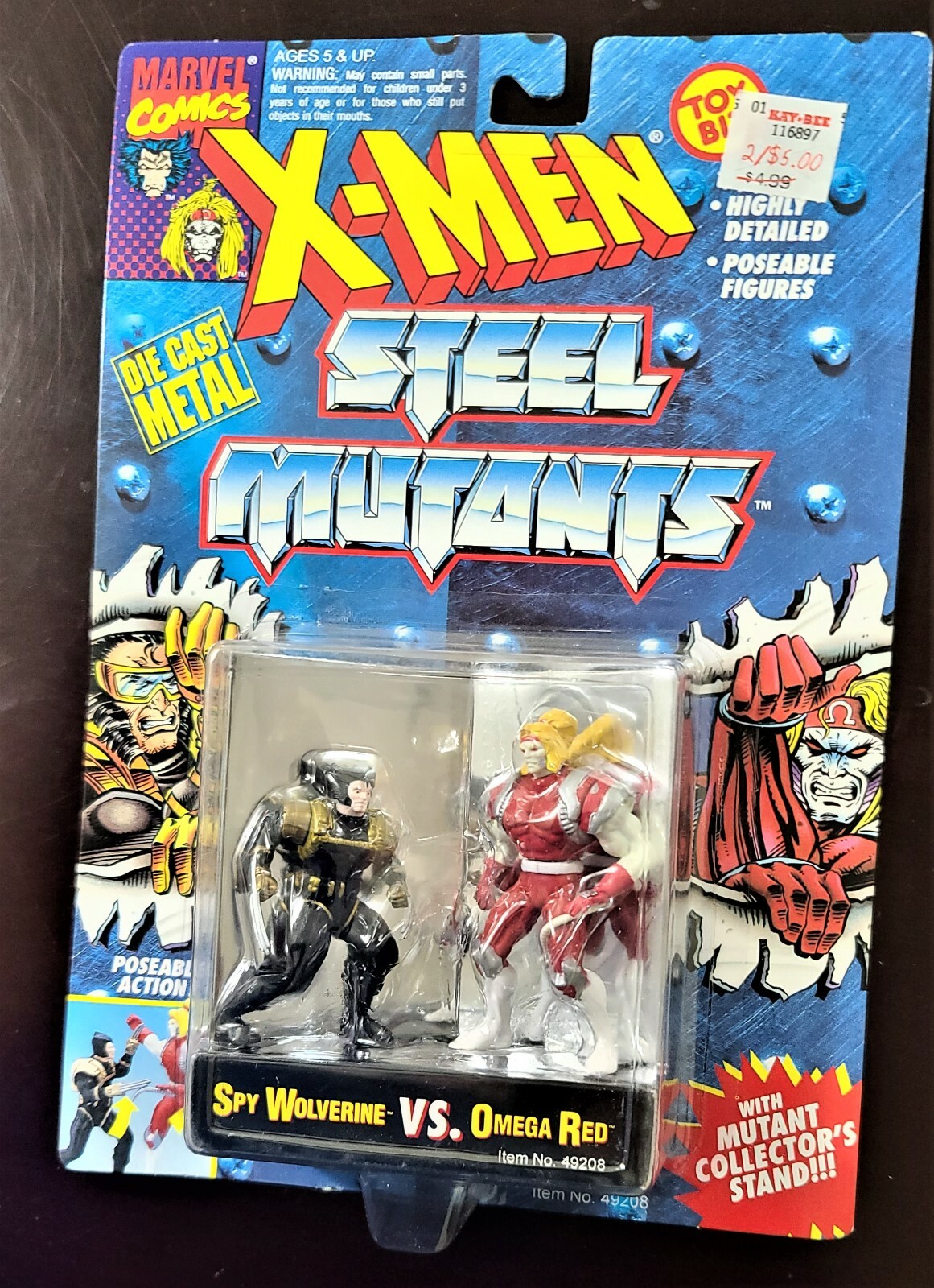 X-Men STEEL MUTANTS Spy Wolverine, Cable, Magneto, Trevor/Maverick NEW ...