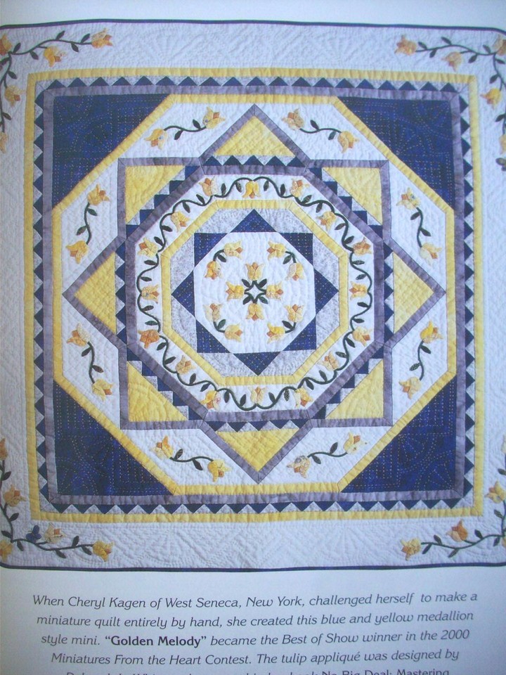 Blue Ribbon Miniature quilts pattern 8 designs | eBay