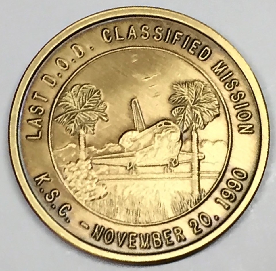 N038 NASA SPACE SHUTTLE COIN / MEDAL, ATLANTIS, STS-38 | eBay