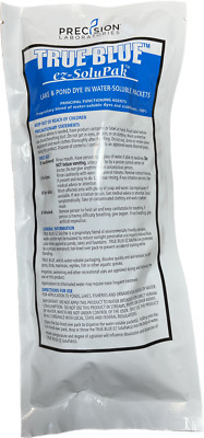 True Blue EZ-SoluPak (1- 5.25 oz. Packet) Lake and Pond Dye in Water ...