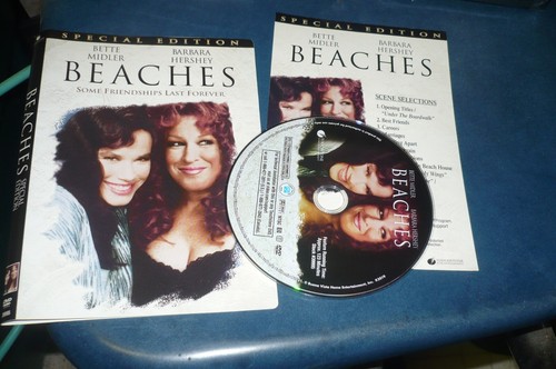 BEACHES dvd, starring Bette Midler *No Case or Tracking..*TESTED! | eBay