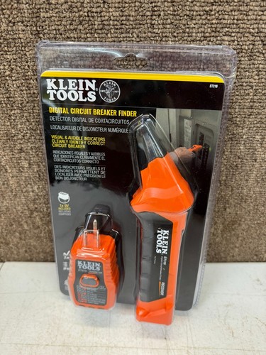 Klein Tools ET310 Digital Circuit Breaker Finder with GFCI Outlet ...