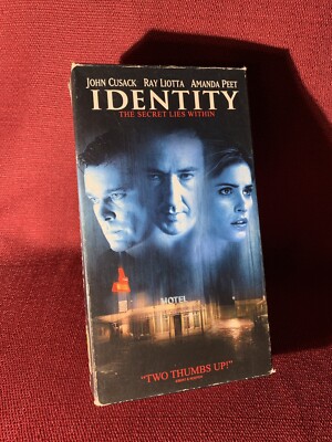 IDENTITY (2003) VHS Free Shipping | eBay
