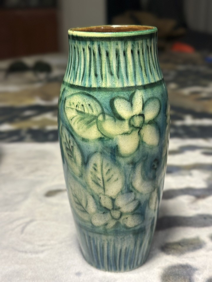 Rookwood Porcelain Jens Jensen Art Pottery 8.5” Pair Of Vases Two 2 | eBay