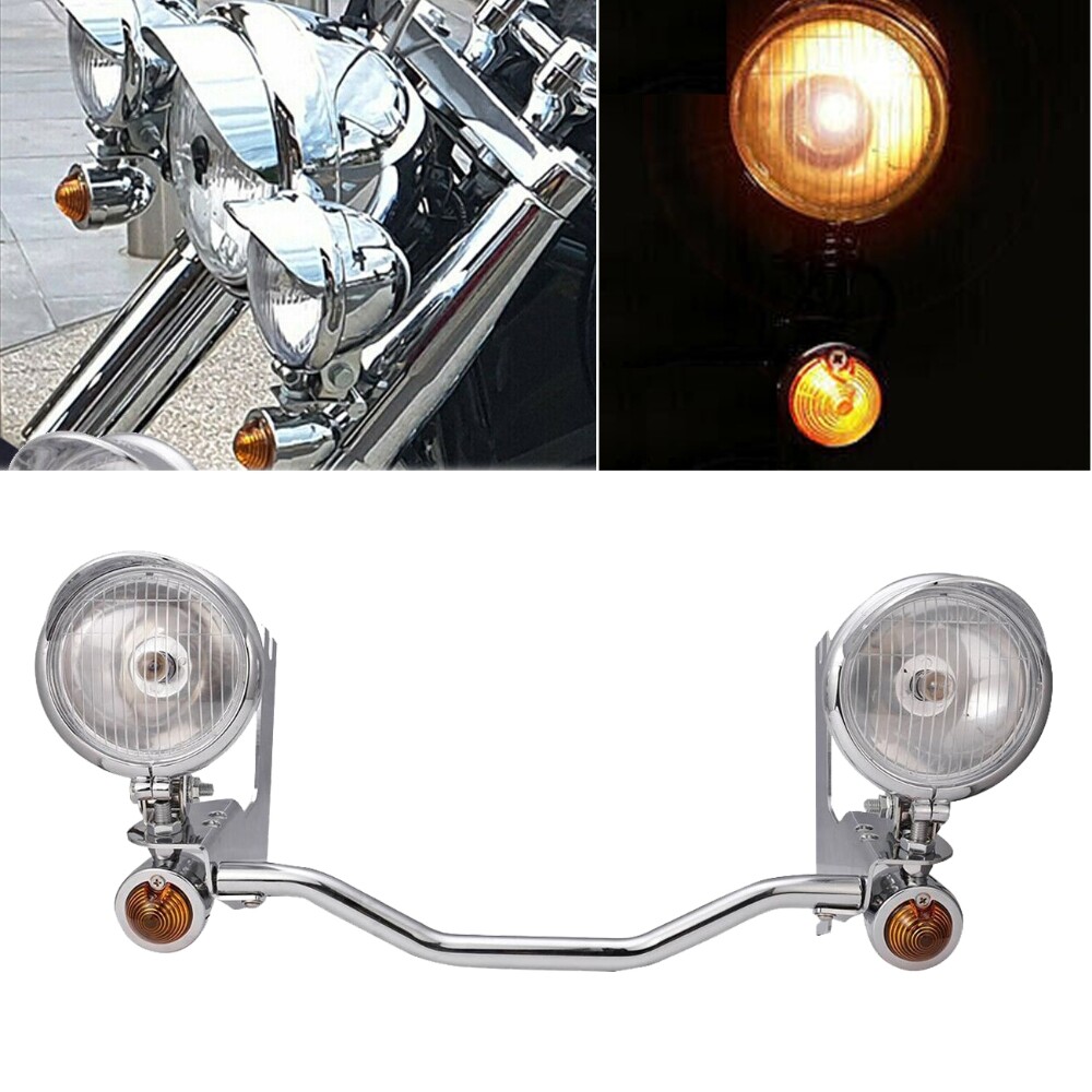 Passing Driving Spot Lamp Turn Signals Lights Bar Kits For Harley ...